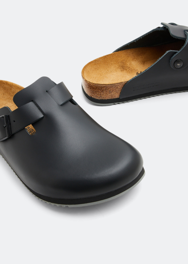 Birkenstock Boston Super Grip clogs for Men - Black in Kuwait | Level Shoes