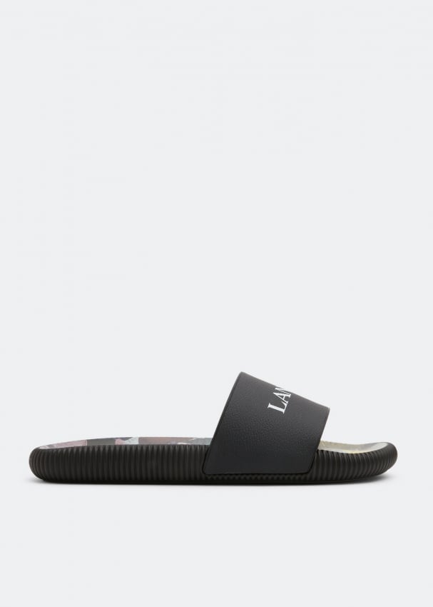 Lanvin x Gallery Department Arpège slides for Men - Black in Kuwait ...